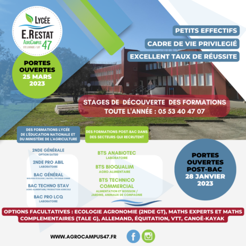 Lycée Etienne Restat - Etablissement public à Sainte Livrade